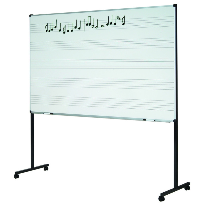 Tableau à portées musicales